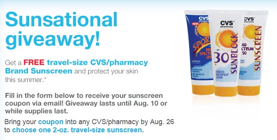 Sign Up for a Free Sample of CVS Sunscreen By Tomorrow 8/14 - The ...