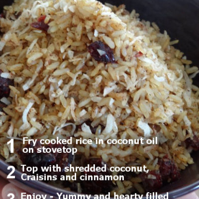 Brown Rice For Breakfast - Our Sweet Version (Healthy, Yummy and ...