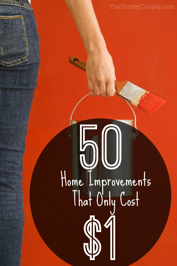 50 Home Improvement Hacks That Only Cost $1 - The Thrifty Couple