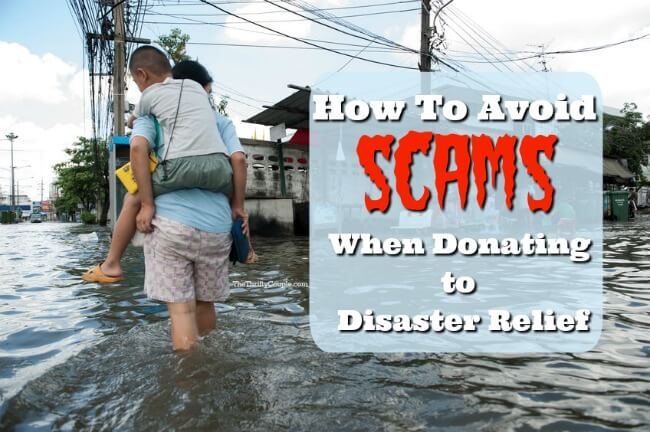How To Avoid Scams when Donating to Disaster Relief - The Thrifty Couple